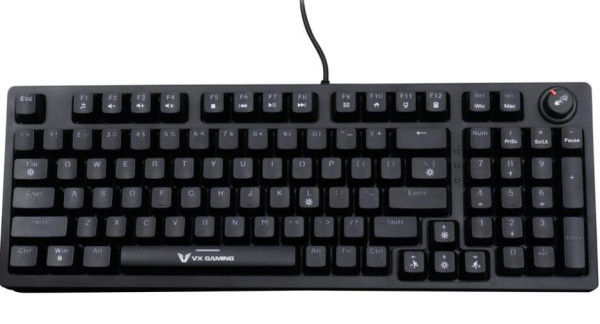 TASTATURA USB VOLKANO VX WARBORN RBG VX-231-BK US CRNA