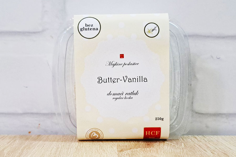 Domaći ratluk Butter – vanila 250g