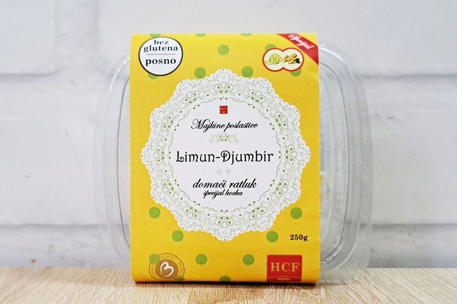 Domaći ratluk Limun – đumbir 250g