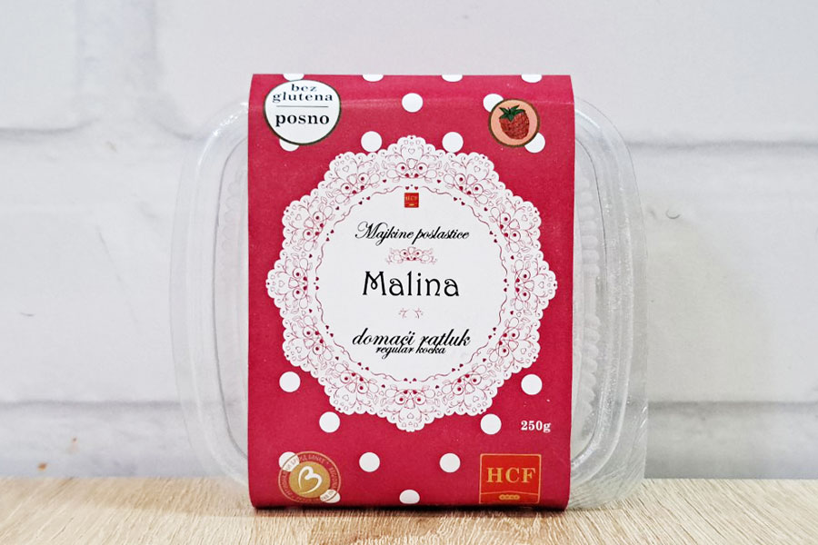 Domaći ratluk Malina 250g