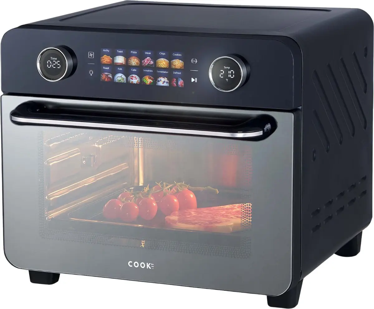 Cook-It Friteza na vrući vazduh, 25L, 12 programa, 35 do 230 stepeni, 2250W, Crna