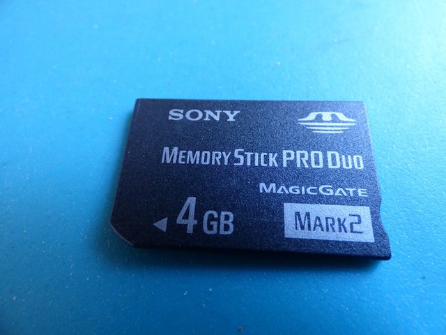 SONY Memory Stick PRO Duo 4Gb - memorijska kartica