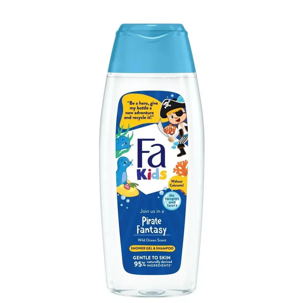 Fa Gel za tuširanje i šampon za kosu za dečake Pirate Fantasy, 400 ml