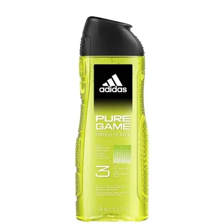 Adidas Muški gel za tuširanje Pure game 3u1, 400 ml