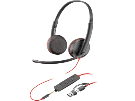 Slušalice HP Poly Blackwire 3225 Stereo USB-C Headset +3.5mm Plug +USB-CA Adapter8X229AAcrna' ( '8X229AA' )