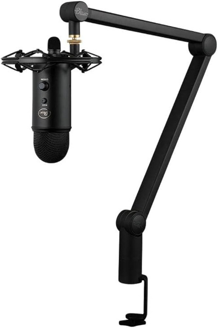 Logitech G Compass Premium Broadcast Boom Arm (for all Yeti mic.) - BLACK