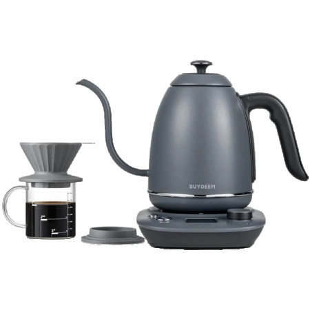 BUYDEEM Electric Gooseneck Coffee Kettle, model K821, color Ink Grey EU ( K821-IGEU )