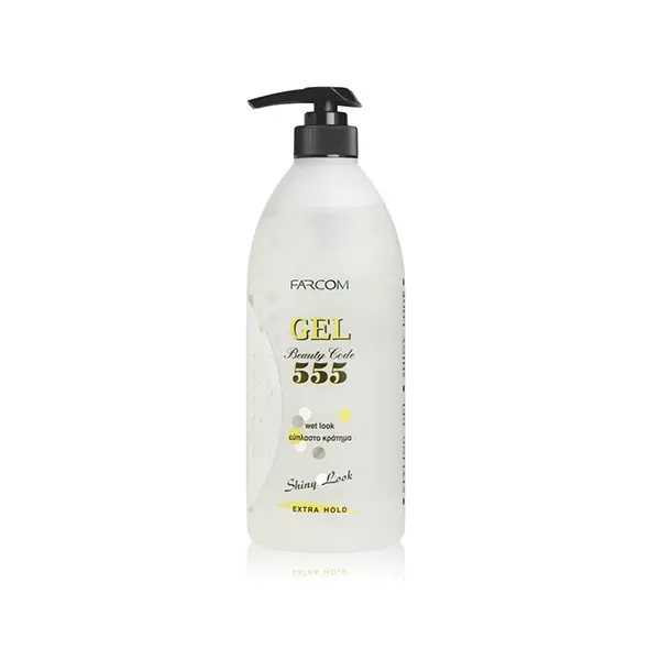 FARCOM 555 Gel za kosu Wet look, 600 ml