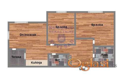 Trosoban, 64m2 Somborski Bulevar
