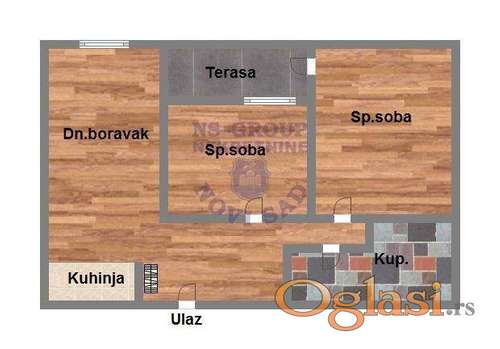 Dvoiposoban, 58m2 Somborski Bulevar