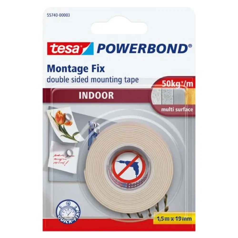 TESA Powerbond Montažna traka unutrašnja 1.5m 19mm