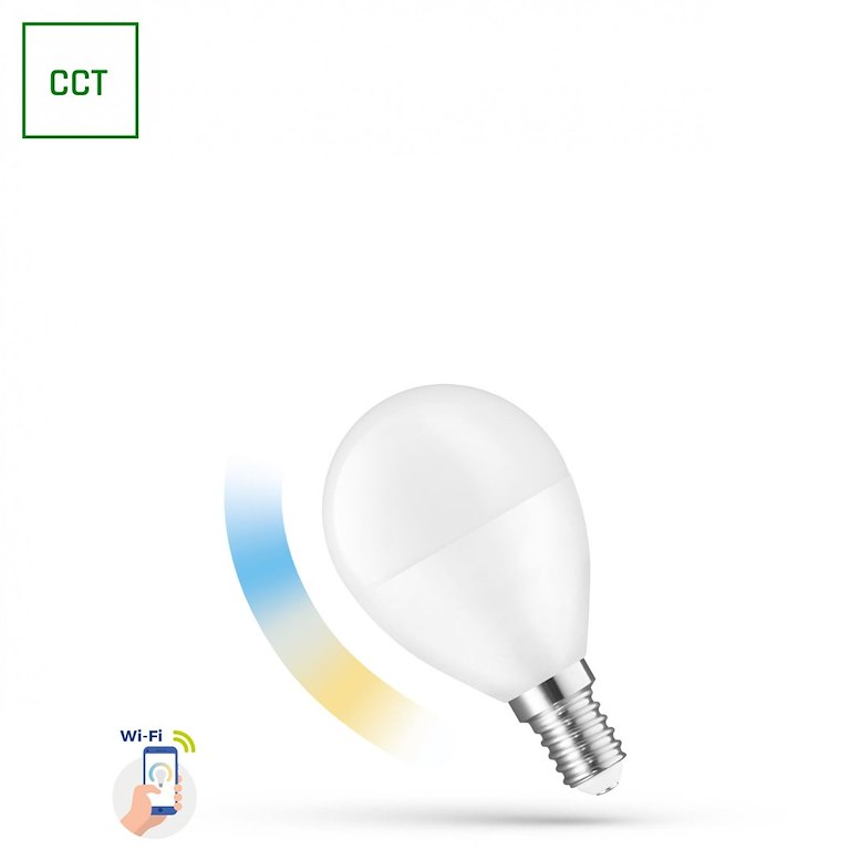 Smart led sijalica 5W G45 CCT DIM WI-FI
