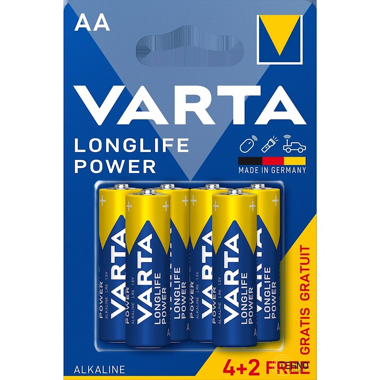 LongLife Power LR6 4+2 gratis