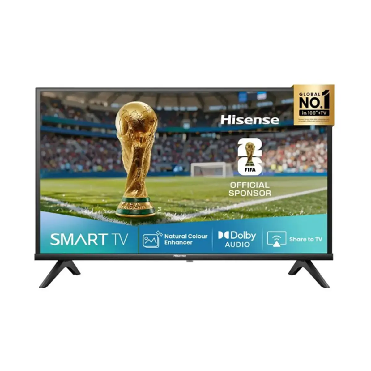 Televizor Hisense H32A4Q Smart, LED, HD Ready, 32″(81cm), DVB-T/T2/C/S/S2