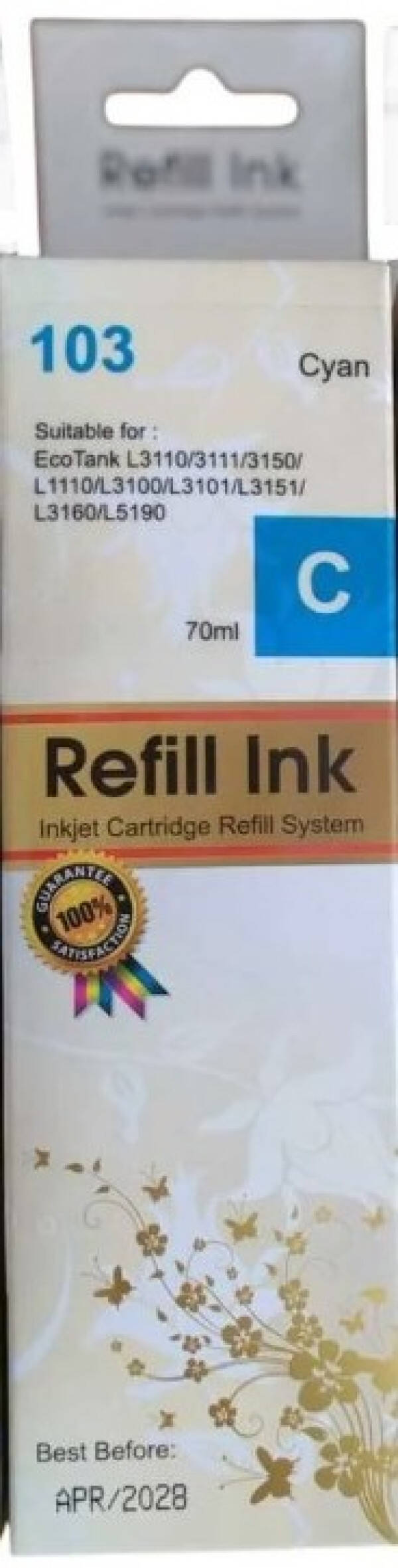 INKJET EP 103/E103 DOPUNA CYAN SINO BOJA BOCICA SADRŽI 70 ML MASTILA ZA EPSON EPIJC103SC