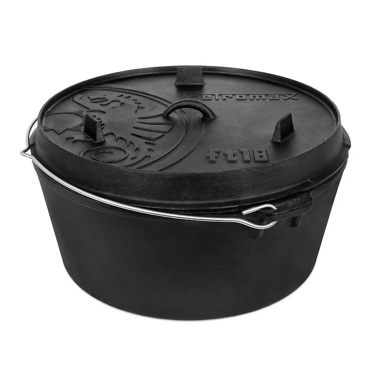 Petromax Dutch Oven lonac od livenog gvoždja s ravnim dnom FT18-T