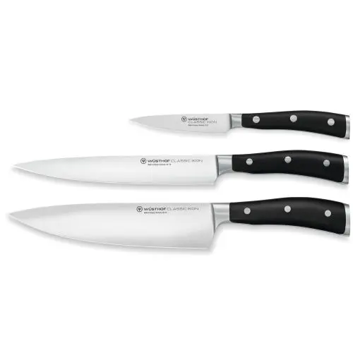 Wusthof Set kuhinjskih nozeva 3/1 Chef's Classic ikon black