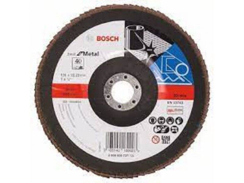BOSCH LAMELNI BRUSNI DISK X571, BEST FOR METAL PREČNIK 180 MM GRANULACIJA 40, KOLENASTI – 2608606737
