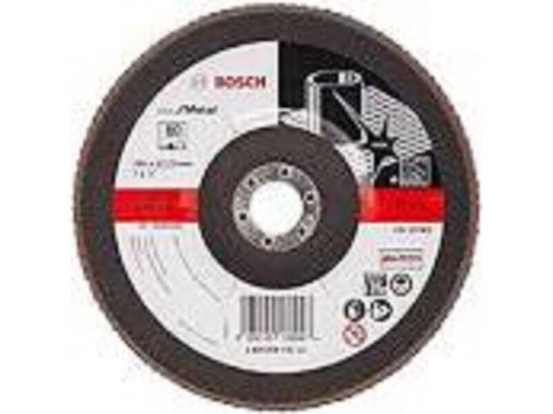 BOSCH LAMELNI BRUSNI DISK X571, BEST FOR METAL PREČNIK 180 MM GRANULACIJA 80, KOLENASTI – 2608606739