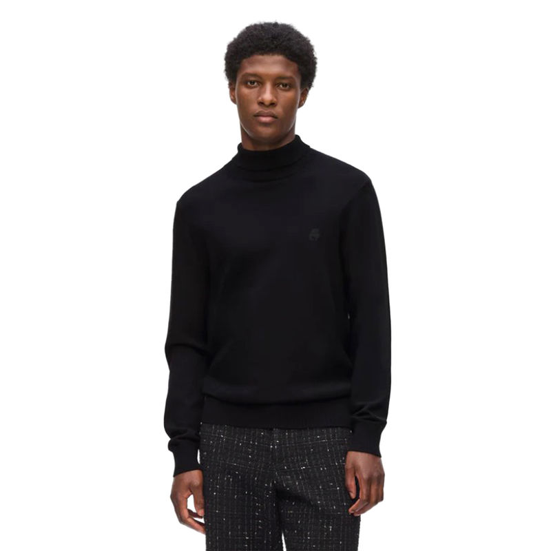 Muška rolka Karl Lagerfeld Kameo logo turtleneck
