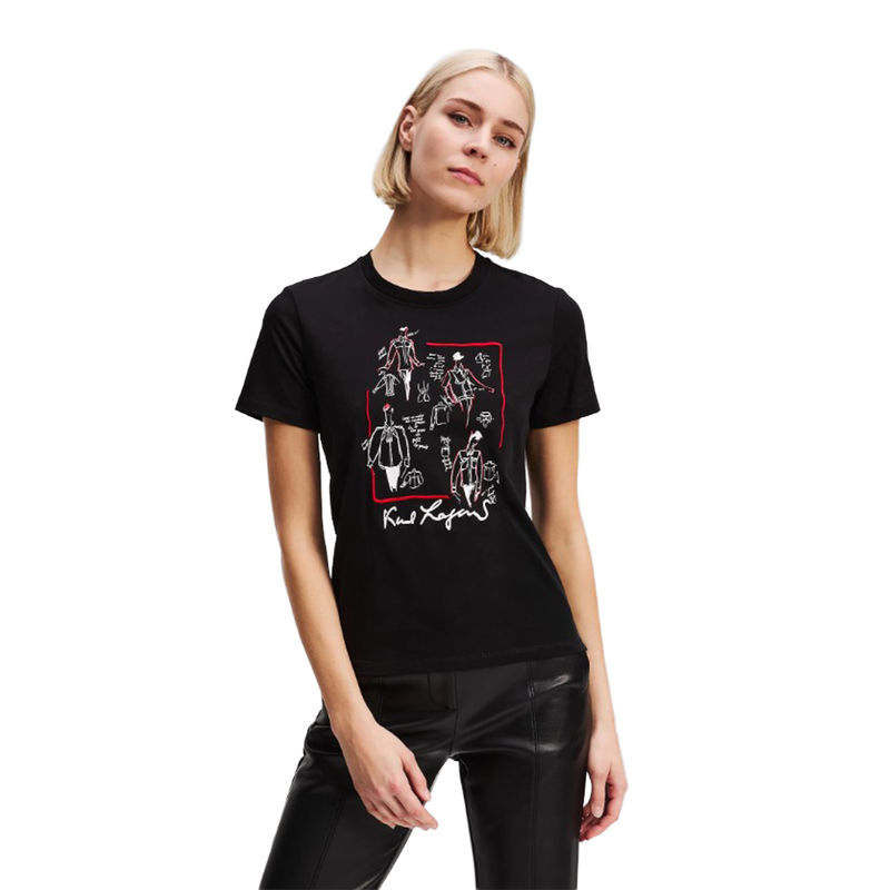 Ženska majica Karl Lagerfeld Karl series t-shirt
