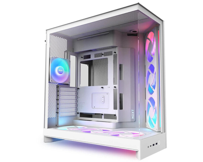 NZXT - H9 Flow RGB+ Gaming kućište belo (CM-H92FW-P1)