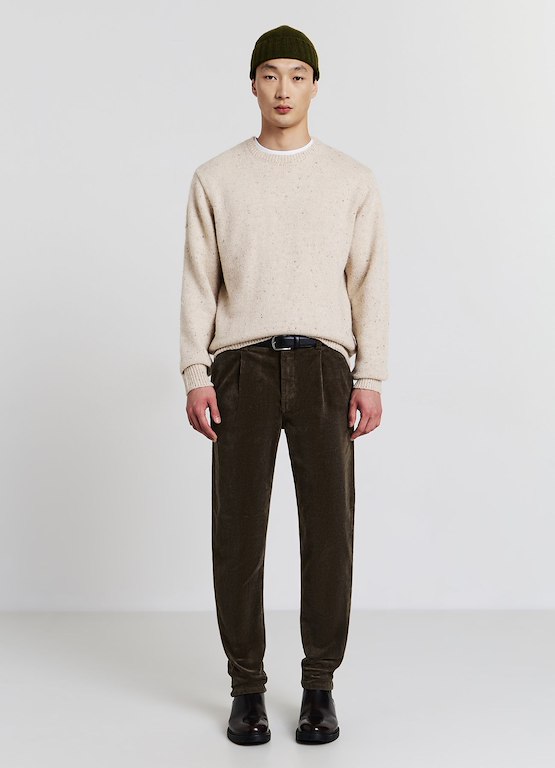 PLAIN CHINO TROUSERS VOJNIČKA ZELENA