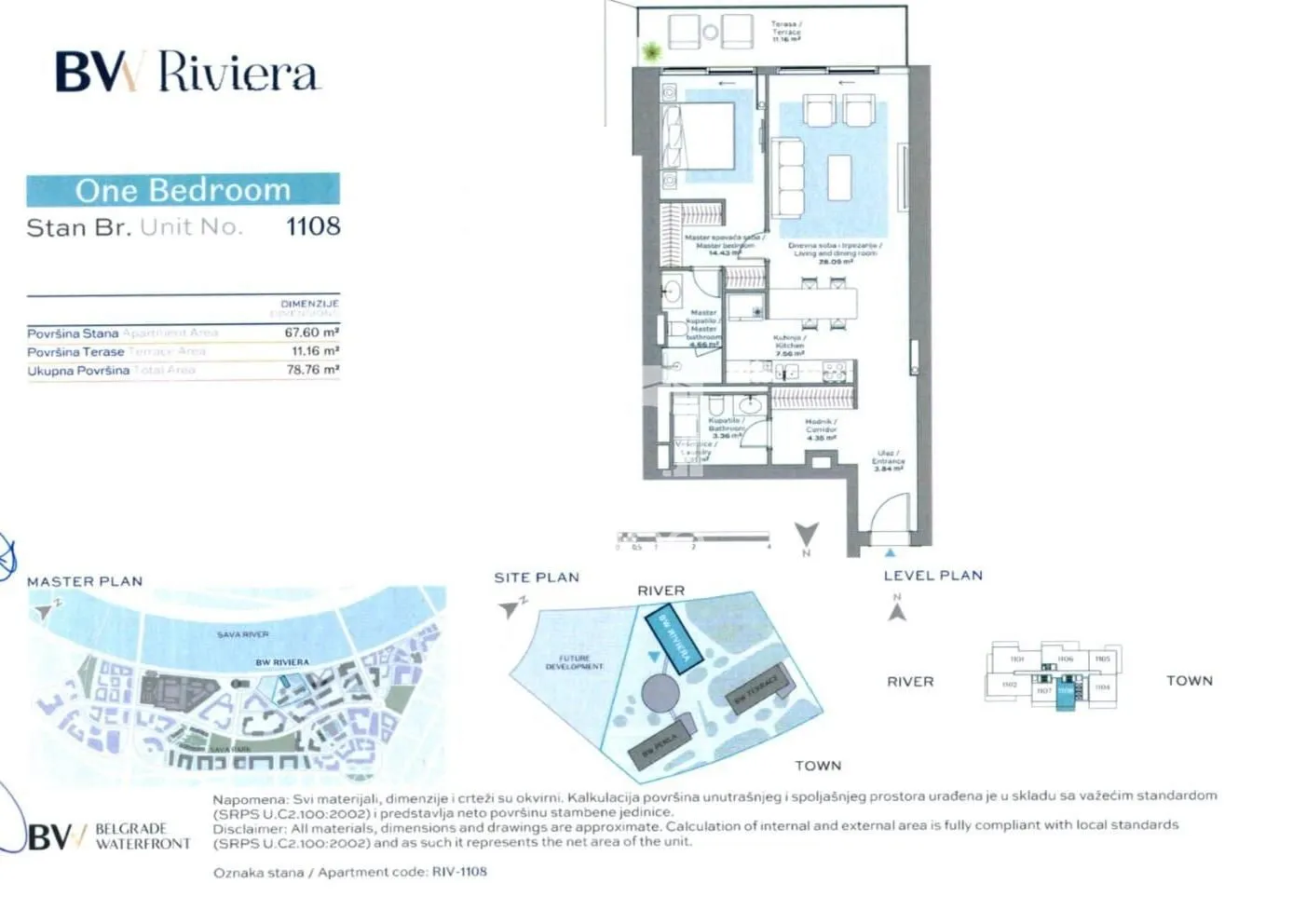 Prodaja, dvosoban stan, 79m², Savski Venac, Beograd