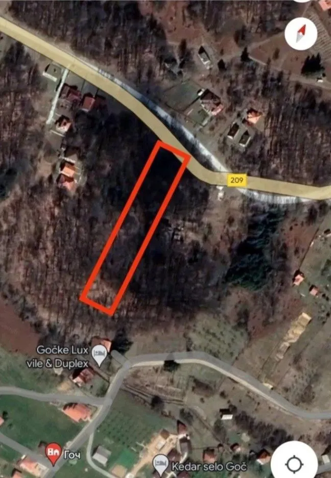 Prodaja, plac, 3000m², Goč, Vrnjačka Banja
