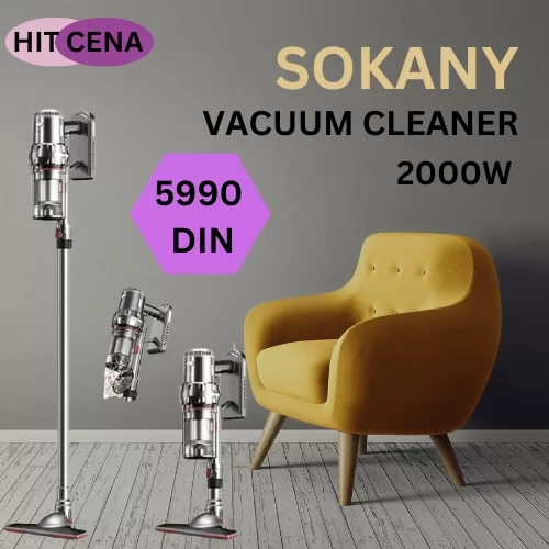 Sokani 2 U 1 ručni usisivač (vertikalni ili prenosivi) / 1L / 1000W (SK-3389)