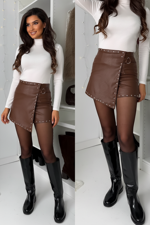 suknja - pantalone LEVRENZA BROWN