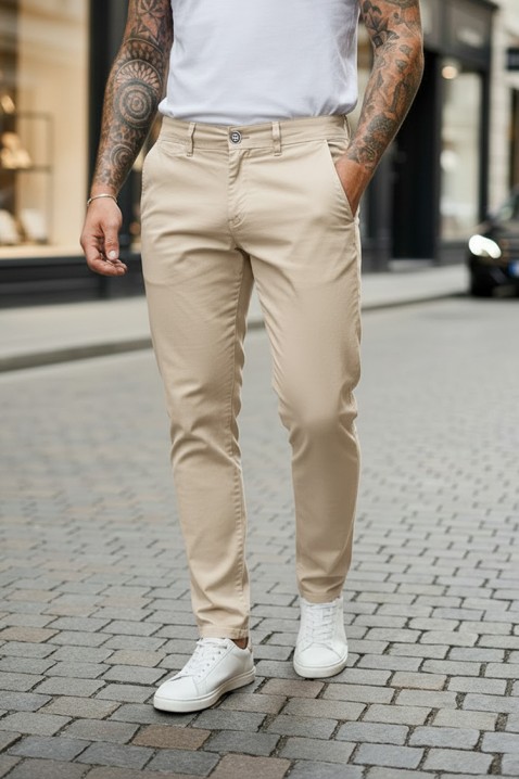 muške pantalone TELRET BEIGE