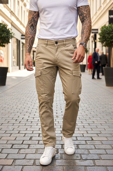 muške pantalone BIRZIN BEIGE