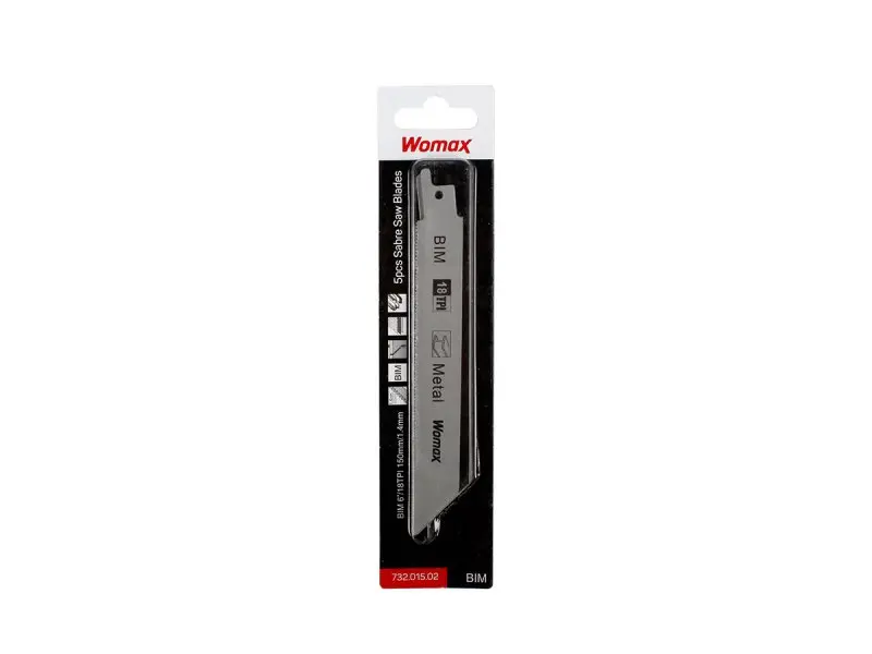 WOMAX List univerzalne testere 150mm set 5 komada 73201502