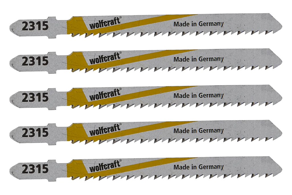WOLFCRAFT Noževi za ubodnu testeru, T, HSS, 5/1 2365000