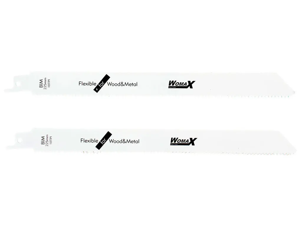 Womax Set listova testere za ubodne testere, 225x19x0.9 mm, 2 komada