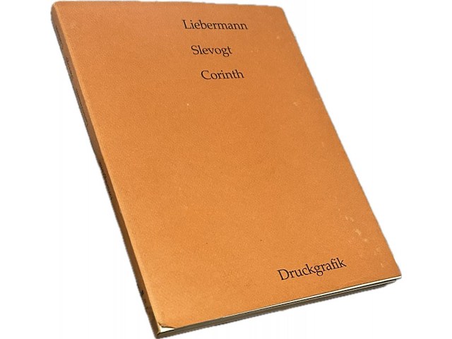 Liebermann, Slevogt,Corinth-Grafike slikara