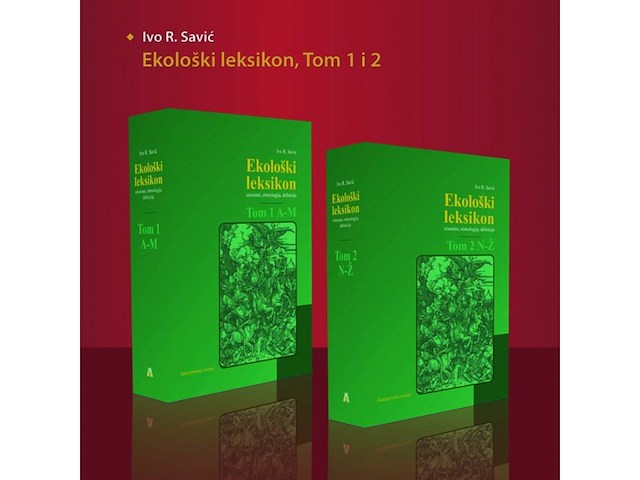 Ekološki leksikon 1-2 sinonimi, etimologija, definicije