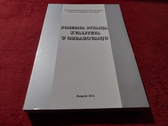 Posebna pitanja kvaliteta u obrazovanju kao NOVA