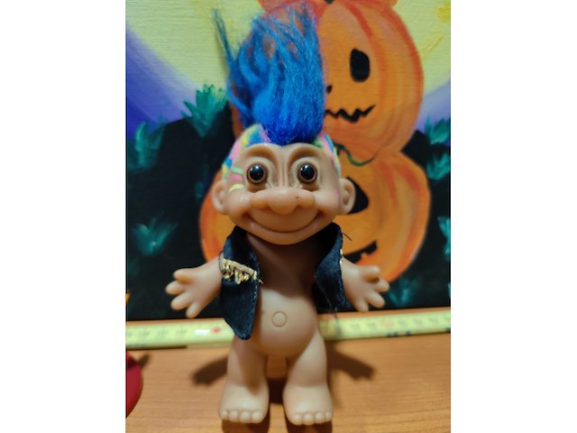 Vintage Russ Troll Rock and Roll Star Musician Trol