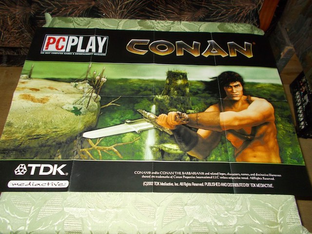 PC Play poster - Conan - Splinter Cell-Pandora Tomorrow
