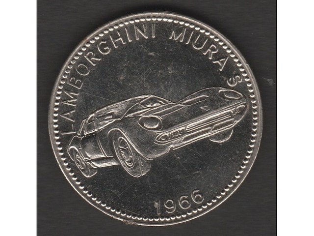 Shell Token, žeton - Lamborghini Miura S 1966