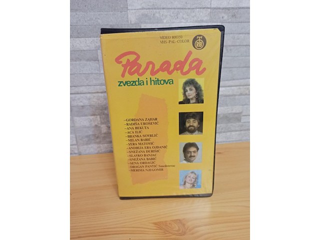 Parada zvezda i hitova VHS kaseta - narodna muzika