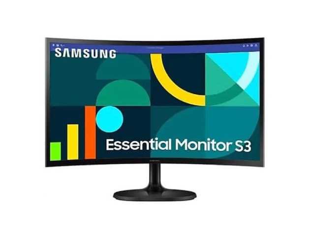 Monitor SAMSUNG LS24D360GAUXEN 24inc/VA,zakrivljen/1920X1080/100Hz/5ms GtG/VGA,HDMI/VESA/crna