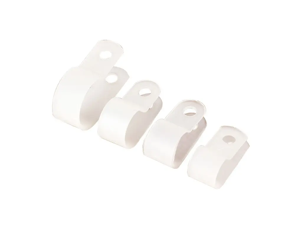 Womax Pričvršćivač kabla 7.9mm, 100 komada, Beli