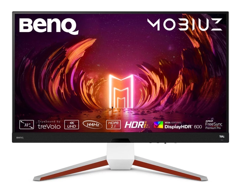 BENQ 32 inča Mobiuz EX3210U 4K 3840×2160 IPS 144 Hz gaming monitor beli