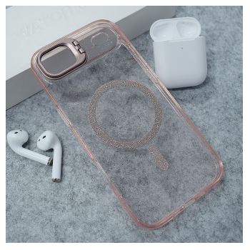 Maska Mag Case Bling Camera Bracket za iPhone Air pink
