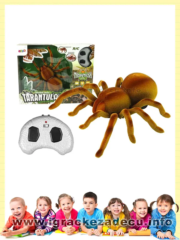 Velika Tarantula plišani pauk na daljinski