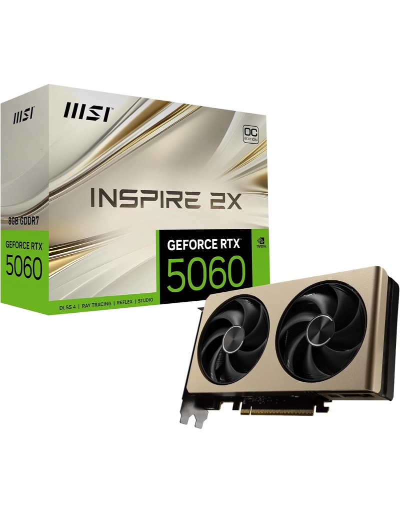 MSI GeForce RTX 5060 8G INSPIRE 2X OC