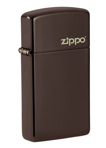 Zippo upaljač 49266 ZL Slim Brown Logo